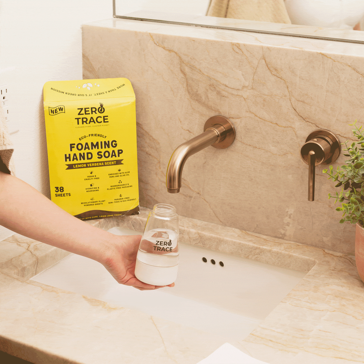 Eco-Friendly Foaming Hand Soap Sheets | Zero Trace