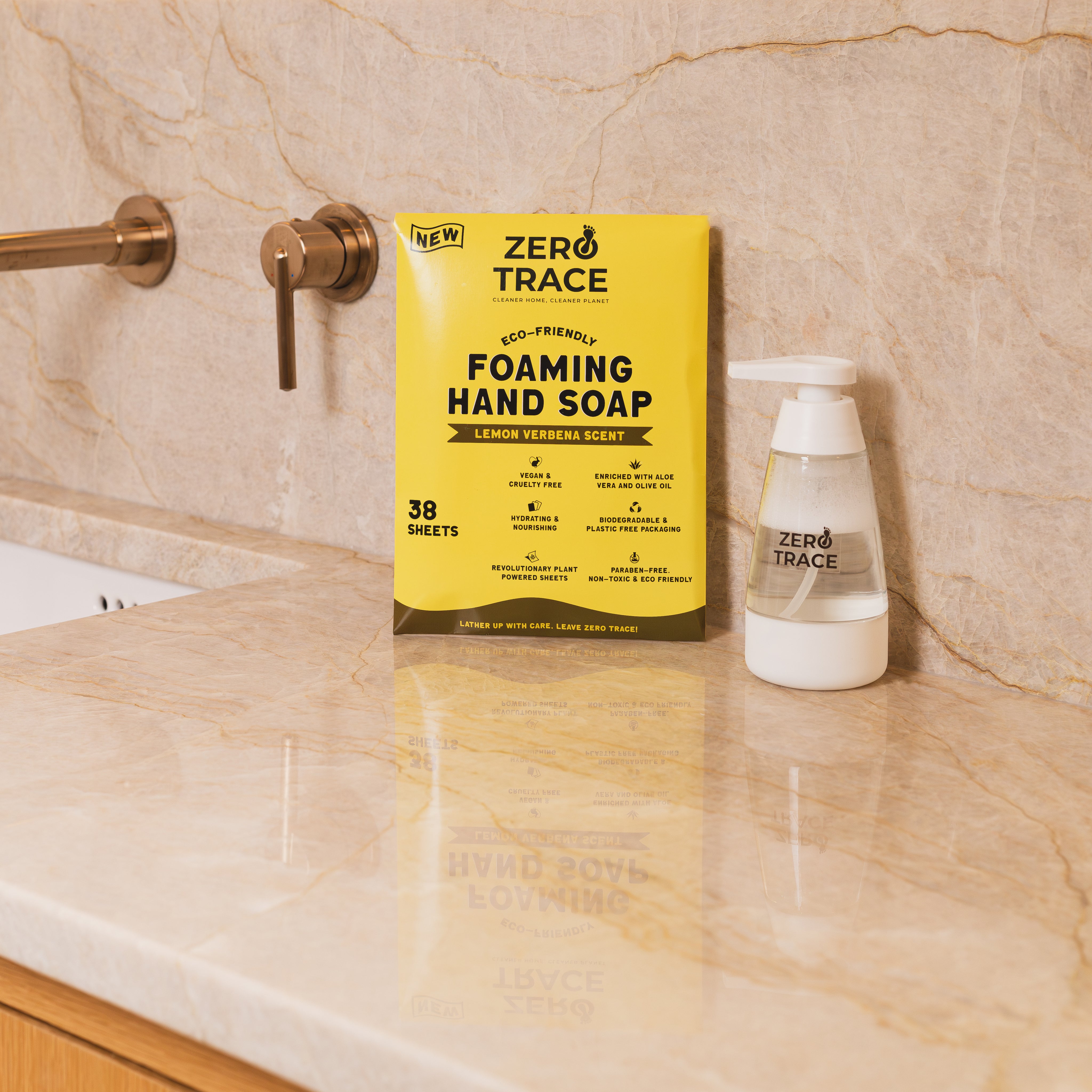 Eco-Friendly Foaming Hand Soap Sheets | Zero Trace